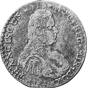 Italian Silver Scudo "Francesco III" 1739 C# 12.1 | coinscatalog.NET