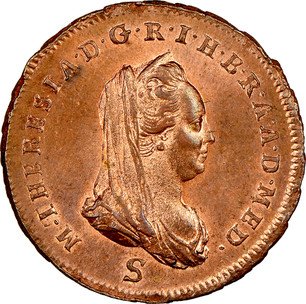Italian Soldo "Maria Theresa" 1777-1779 KM# 186 | coinscatalog.NET