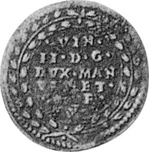 Italian Soldo "Vincenzo II" 1626-1627 KM# 86 | coinscatalog.NET