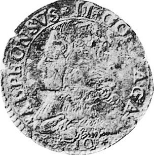 Italian Billon 10 Soldo "Alfonso II Gonzaga" 1650-1678 KM# 10 ...