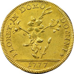Italian Gold 60 Paoli (Due Doppie D'oro) "Pius VI" 1777 KM# 1035 ...
