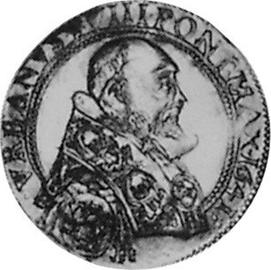 Italian Gold Quadrupla "Urbano VIII" 1635-1636 KM# 55 | coinscatalog.NET