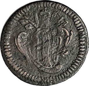 Italian Quattrino "Benedict XIV. Ravenna" 1750 KM# 15 | coinscatalog.NET