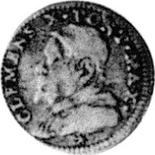 Italian Silver 1/2 Grosso "Clement X" 1670 KM# 331 | coinscatalog.NET