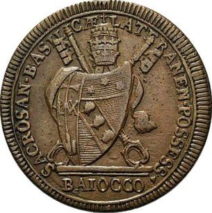 Italiano Baiocco "Pío VII" 1801 KM# 1263 | coinscatalog.NET