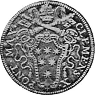 Italian Gold Doppia Scudo D'oro "Clement X" 1671 KM# 345 | coinscatalog.NET