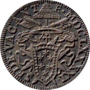 Italian Silver Grosso "Cardinal Paluzzo Paluzzi-Altieri" 1691 KM# 533 ...
