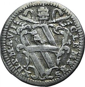 Italian Silver Grosso "Clement XII" 1736-1737 KM# 871 | coinscatalog.NET