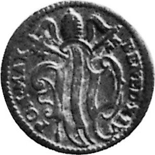 Italian Quattrino "Benedict XIV" 1752 KM# 1177.2 | coinscatalog.NET