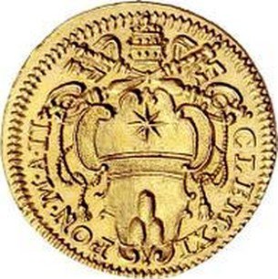 Italian 1/10 Oz Gold Scudo D'oro "Clement XI" 1702-1703 KM# 666 ...