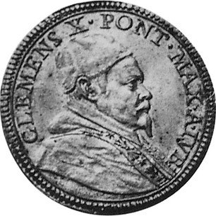 Italian Silver Testone "Clement X" 1675 KM# 363 | coinscatalog.NET