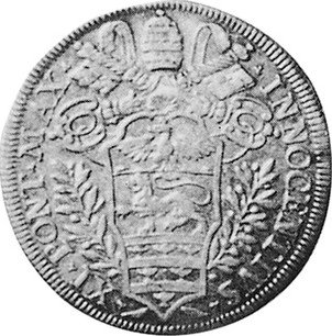 Italian Silver Testone "Innocent XI" 1684 KM# 440 | coinscatalog.NET