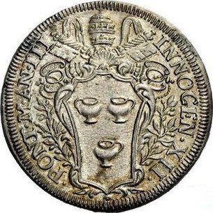 Italian Silver Testone "Innocent XII" 1692-1693 KM# A553 | coinscatalog.NET