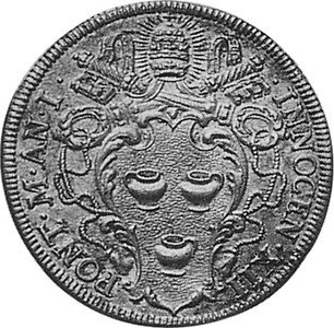 Italian Silver Testone "Innocent XII" 1691 KM# 541 | coinscatalog.NET