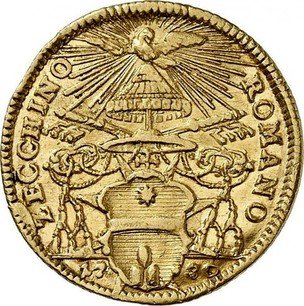 Italian 1/10 Oz Gold Zecchino "Papacy Coinage" 1730 KM# 840 ...