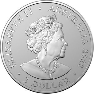 Australian 1/2 Oz Silver 1 Dollar "Australian Broadcasting Corporation ...