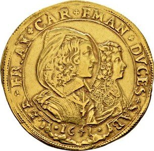 Italian Gold 10 Scudo D'oro "Carlo Emanuele II. Savoy" 1641 KM# 202 ...