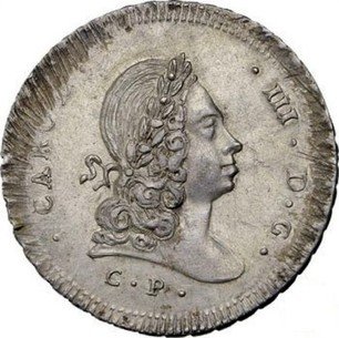 Italian Silver 12 Tari "Carlo VI" 1732 KM# 130 | coinscatalog.NET