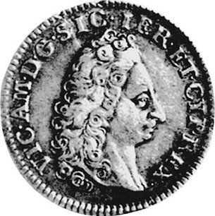 Italian Silver 2 Lira (40 Soldi) "Vittorio Amedeo II. Savoy" 1714 KM ...