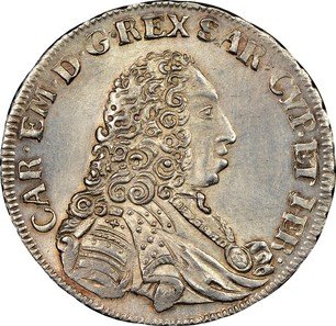 Italian Silver 20 Soldo (Lira) "Carlo Emanuele III. Sardinia" 1732 KM ...