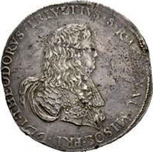 Italian Silver 3 Filippi "Antonio Teodoro Trivulzio" 1676 KM# 16 ...