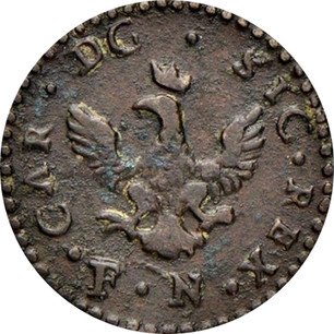 Italian 3 Picciolo "Carlo" 1738-1747 KM# 160 | coinscatalog.NET