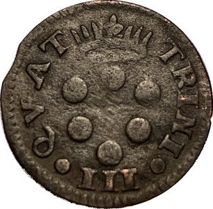 Italian Billon 3 Quattrino (1 Soldo) "Fian Gastone" 1679-1736 KM# 36 ...