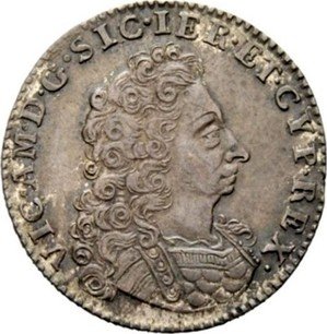 Italian Silver Lira "Vittorio Amedeo II" 1717-1718 KM# 365 ...
