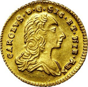 Italian Gold Oncia "Carlo. Sicily" 1752-1756 KM# 175 | coinscatalog.NET