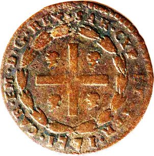 Italian Billon Soldo "Carlo Emanuele III" 1768-1772 KM# 55 ...