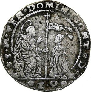 Italian Silver 1/2 Ducato "Domenico Contarini" 1664-1671 KM# 320 ...