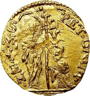 Italian Gold 1/4 Zecchino "Pietro Grimani" 1741-1752 KM# 585 ...