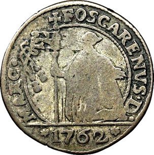 Italian Silver 15 Soldo "Marco Foscarini" 1762 KM# 630 | coinscatalog.NET