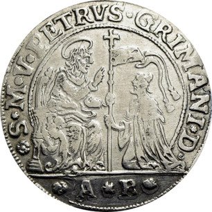 Italian Silver Ducato "Lion of St. Mark. Pietro Grimani" 1741-1752 KM ...
