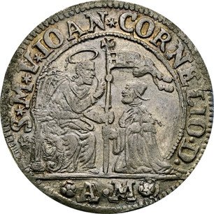 Italian Silver Ducato "Giovanni Corner II" 1709-1721 KM# 475 ...