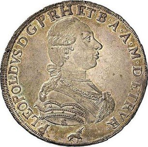 Italian Silver Francescone "Pietro Leopoldo" 1786-1790 C# 24.5 ...