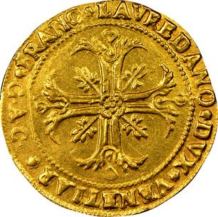 Italian Gold Scudo D'oro "Francesco Loredan" 1752-1753 KM# 615 ...