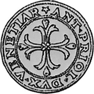 Italian 1/10 Oz Gold Scudo D'oro "Floriated Cross. Antonio Priuli" 1618 ...