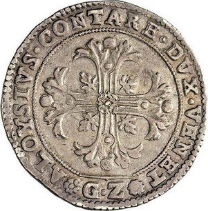Italian Silver Scudo "Alvise Contarini" 1676-1681 KM# 360 ...