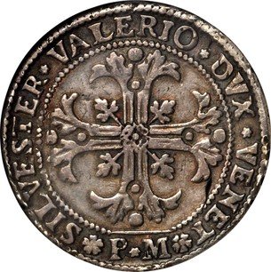 Italian Silver Scudo "Silvestro Valier" 1694-1699 KM# 431 ...