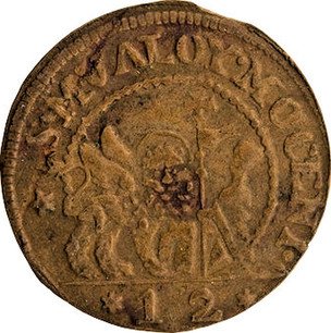 Italian Billon Soldo "Alvise Mocenigo II" 1700-1709 KM# 443 ...