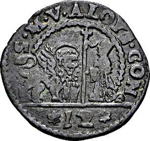 Italian Billon Soldo "Alvise Contarini" 1676-1684 KM# 348 ...