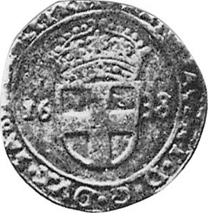 Italian Billon 1/4 Lira Vercelli/ Siege Coinage 1638 KM# 6.5 ...