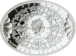 Niuean Silver 1 Dollar "Easter" 2013 | coinscatalog.NET