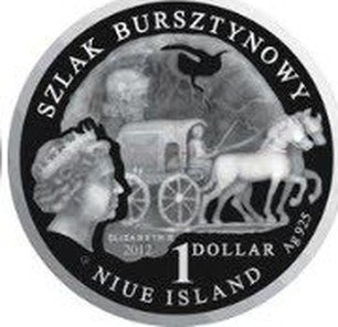 Niuean Silver 1 Dollar "Kaliningrad" 2012 | coinscatalog.NET
