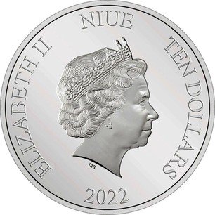 Niuean 3 Oz Silver Ten Dollars "The Flash" 2022 | coinscatalog.NET
