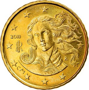 Italian 10 Euro Cent "Sculpture by Umberto Boccioni" 2008-2023 KM# 247 ...