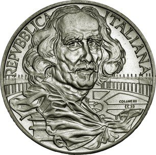 Italian Silver 1000 Lira "400th Anniversary of the Birth of Gian ...