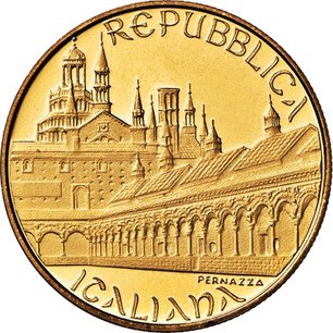 Italian Gold 100000 Lira "600th Anniversary of the Foundation of the ...