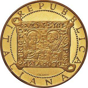 Italian Gold 100000 Lira "700th Anniversary of the First Jubilee in ...